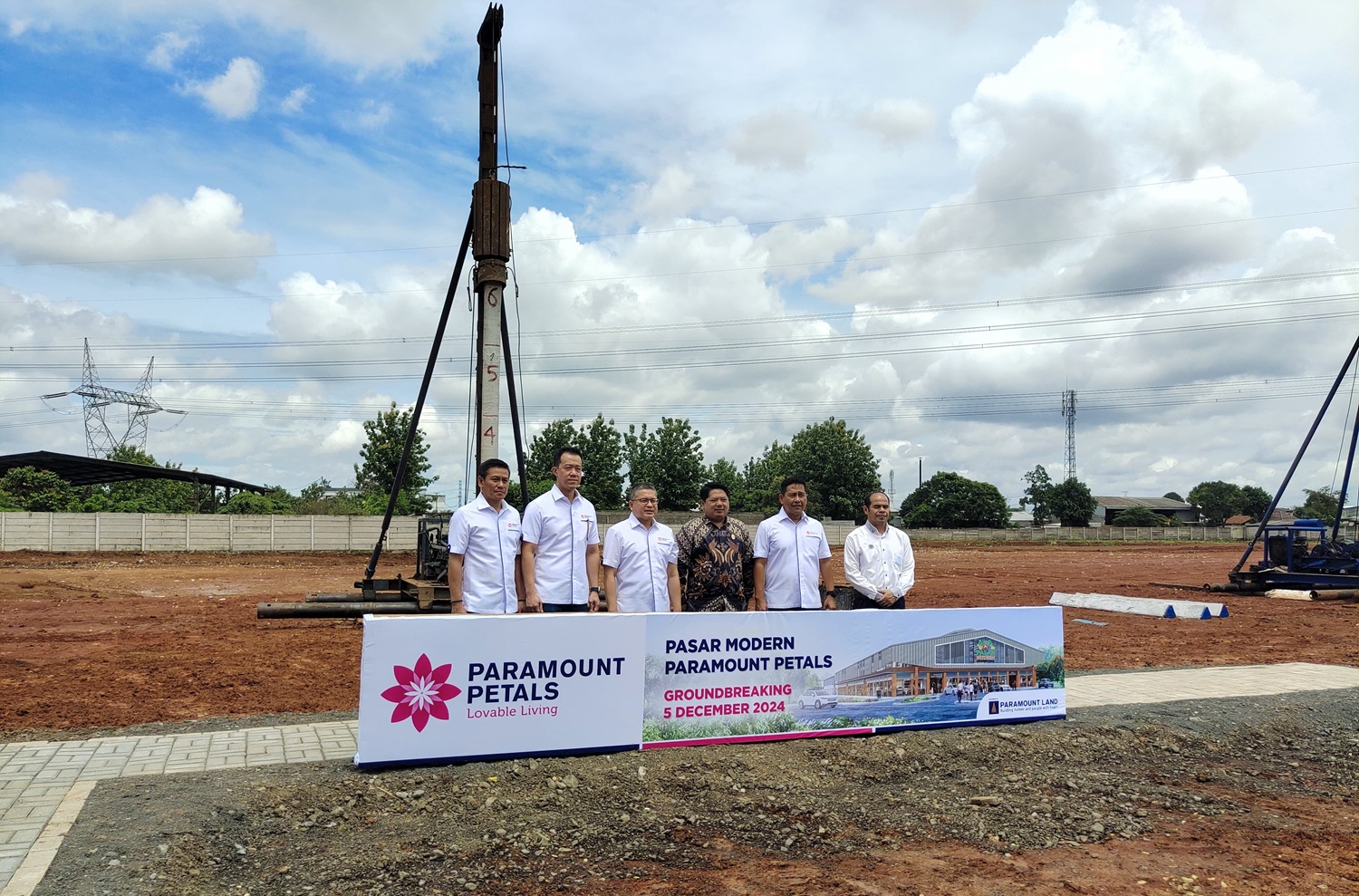 Lengkapi Fasilitas Kawasannya, Paramount Petals Groundbreaking Pasar ...